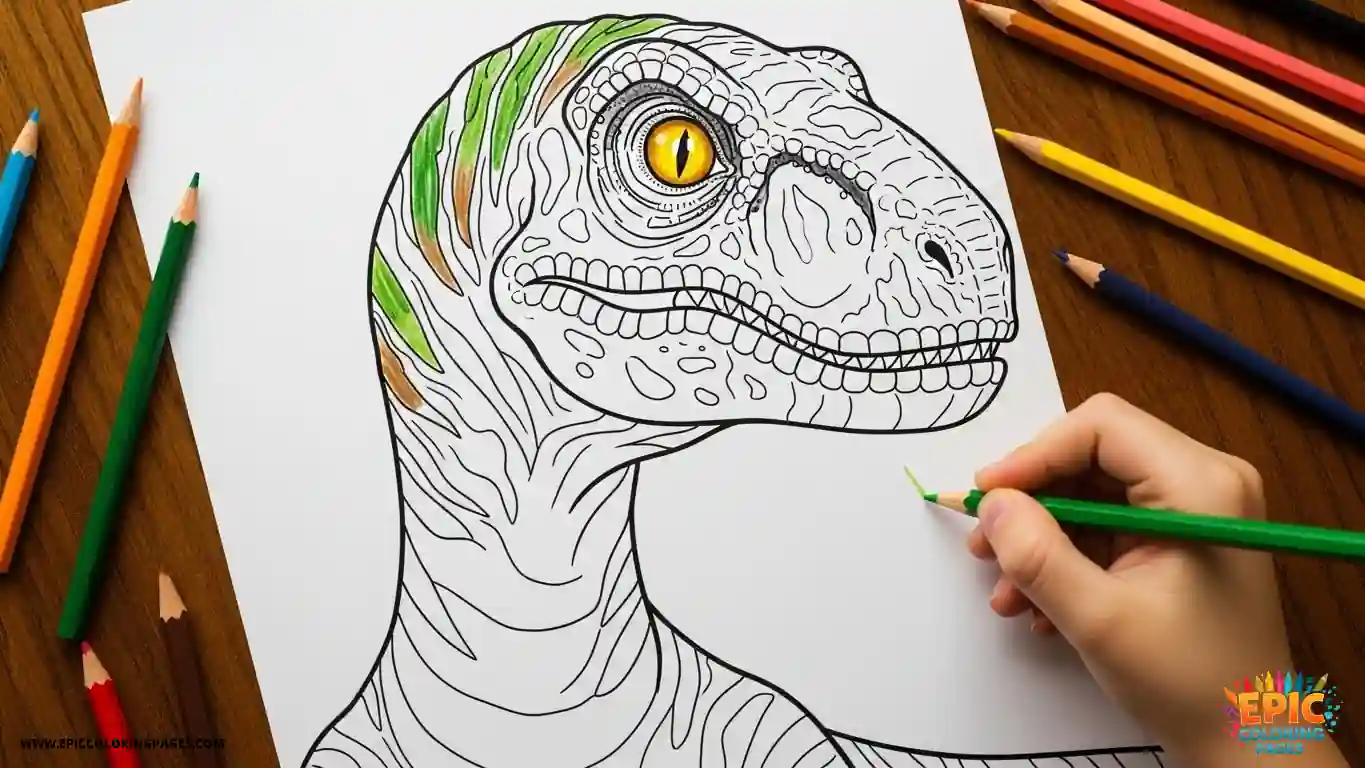 Velociraptor Coloring Pages [310+ Free Printables] | Epic