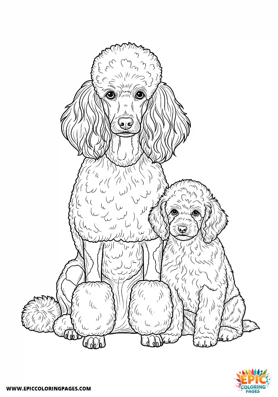 Poodle Coloring Pages [327+ Free Printables] | Epic