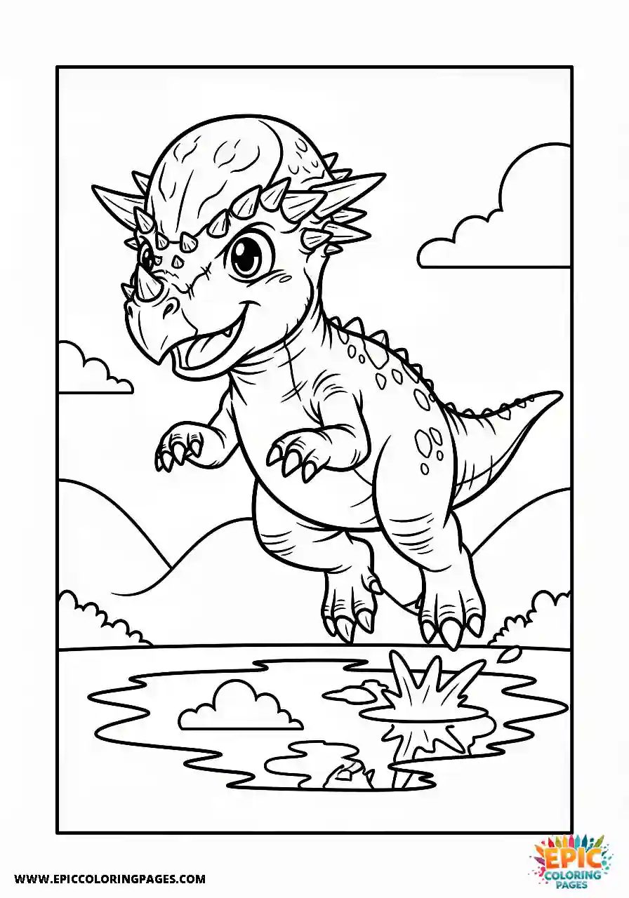 Pachycephalosaurus Coloring Pages (449+ Free Printables)