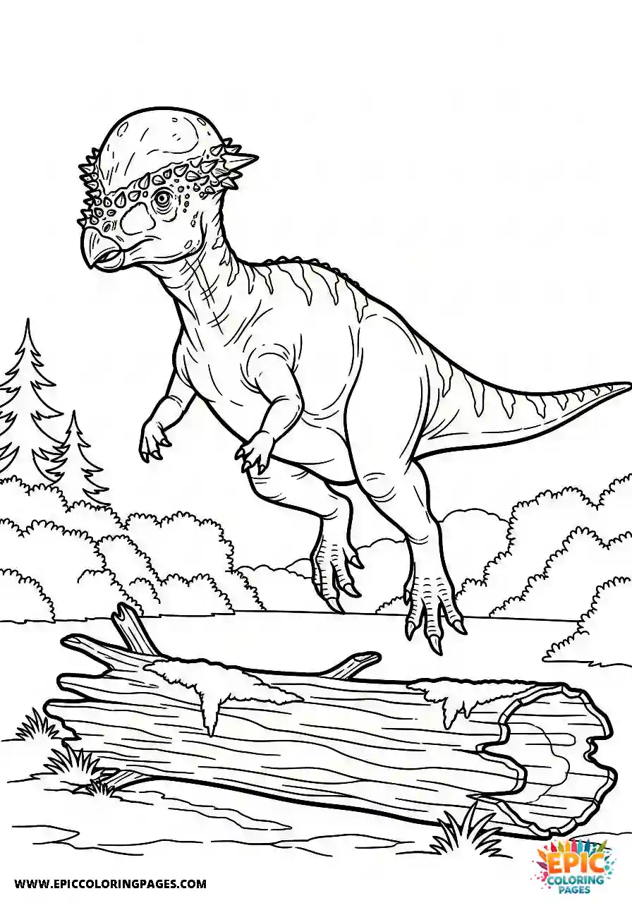 Pachycephalosaurus Coloring Pages (449+ Free Printables)