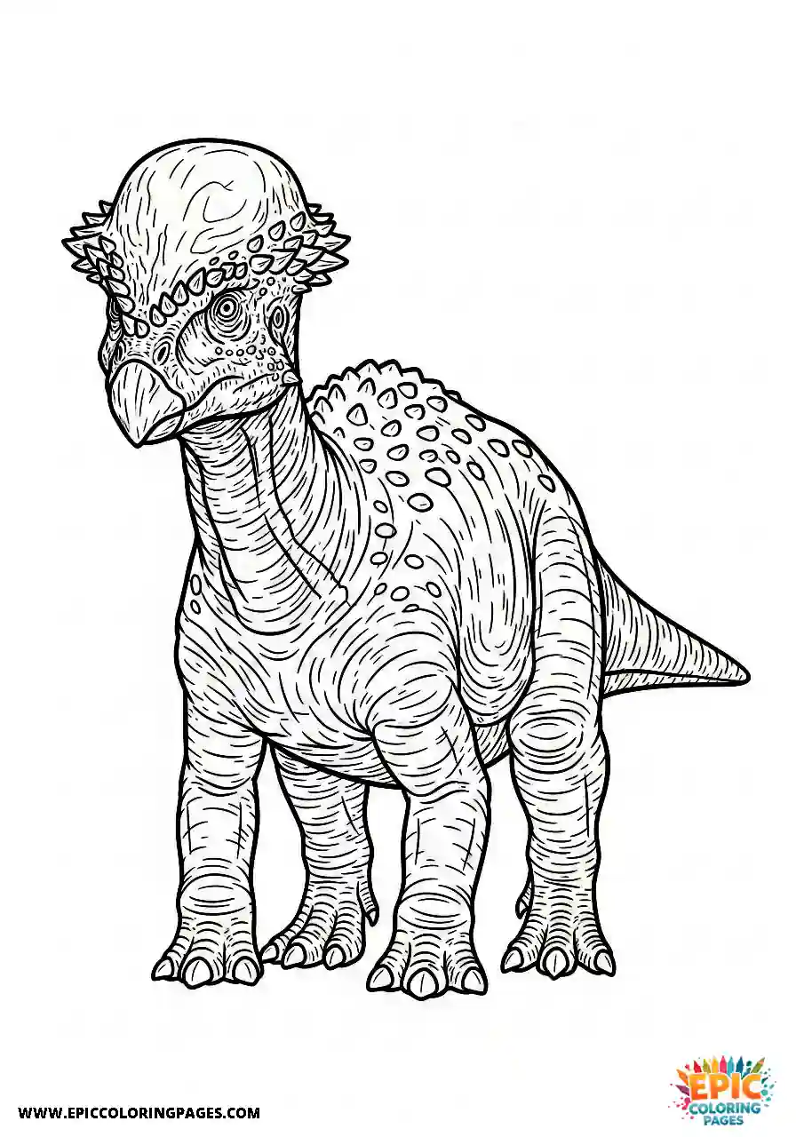 Pachycephalosaurus Coloring Pages [449+ Free Printables] | Epic
