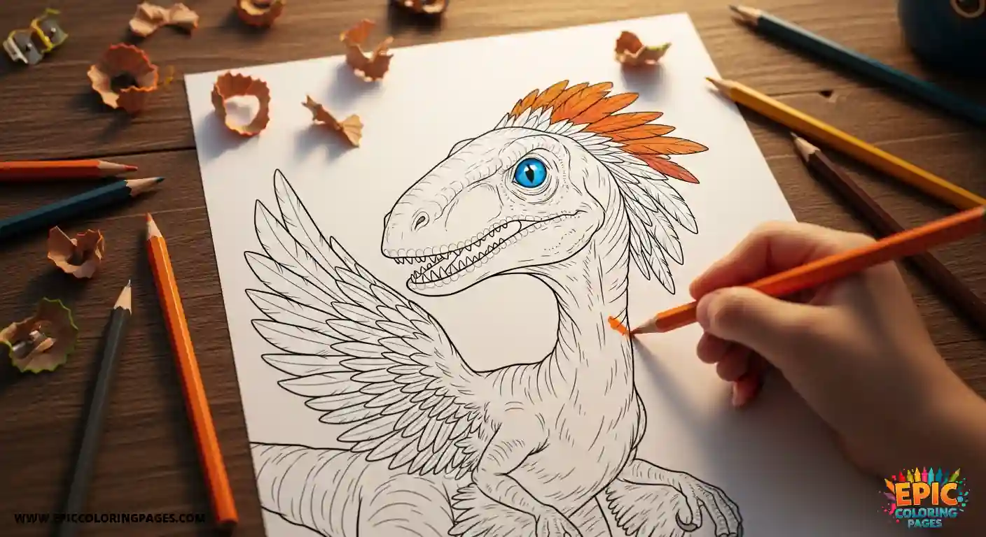 Microraptor Coloring Pages (323+ Free Printables)