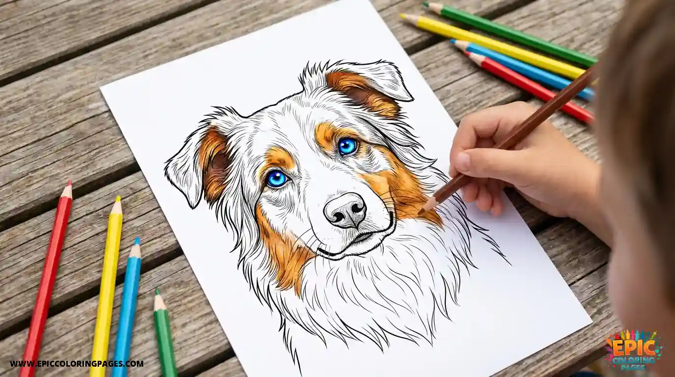 Australian Shepherd Coloring Pages (332+ Free Printables)
