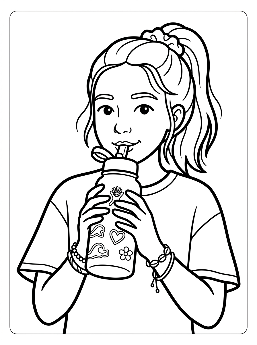 Simple Girl Coloring Pages (662+ Free Printables)